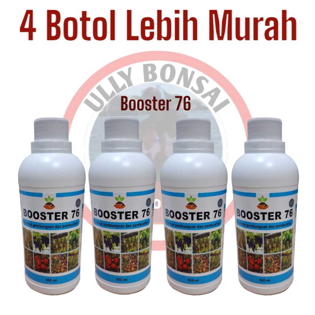 Jual Pupuk Booster 76 ml 4 Botol Pelebat Tanaman Buah Segala Jenis | Shopee Indonesia