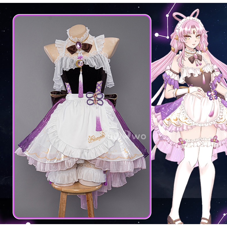 Jual 【Uwowo】Honkai: Star Rail cosplay Fu Xuan cosplay Costume and Fu ...