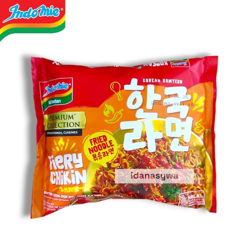 Jual INDOMIE FIERY CHIKIN - mi goreng ayam pedas - MIE INSTAN PREMIUM korean ramyeon | Shopee ...