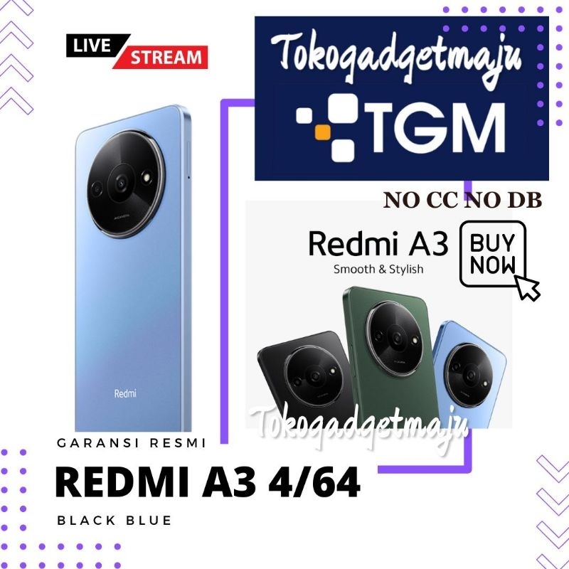 Jual Smartphone Xiaomi Redmi A3 (4Gb/128Gb) | Shopee Indonesia