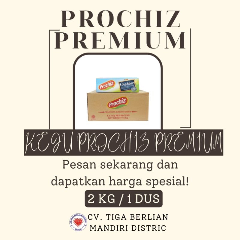Jual PROCHIZ PREMIUM KEJU 2 KG / 8 PCS / 1 DUS | Shopee Indonesia