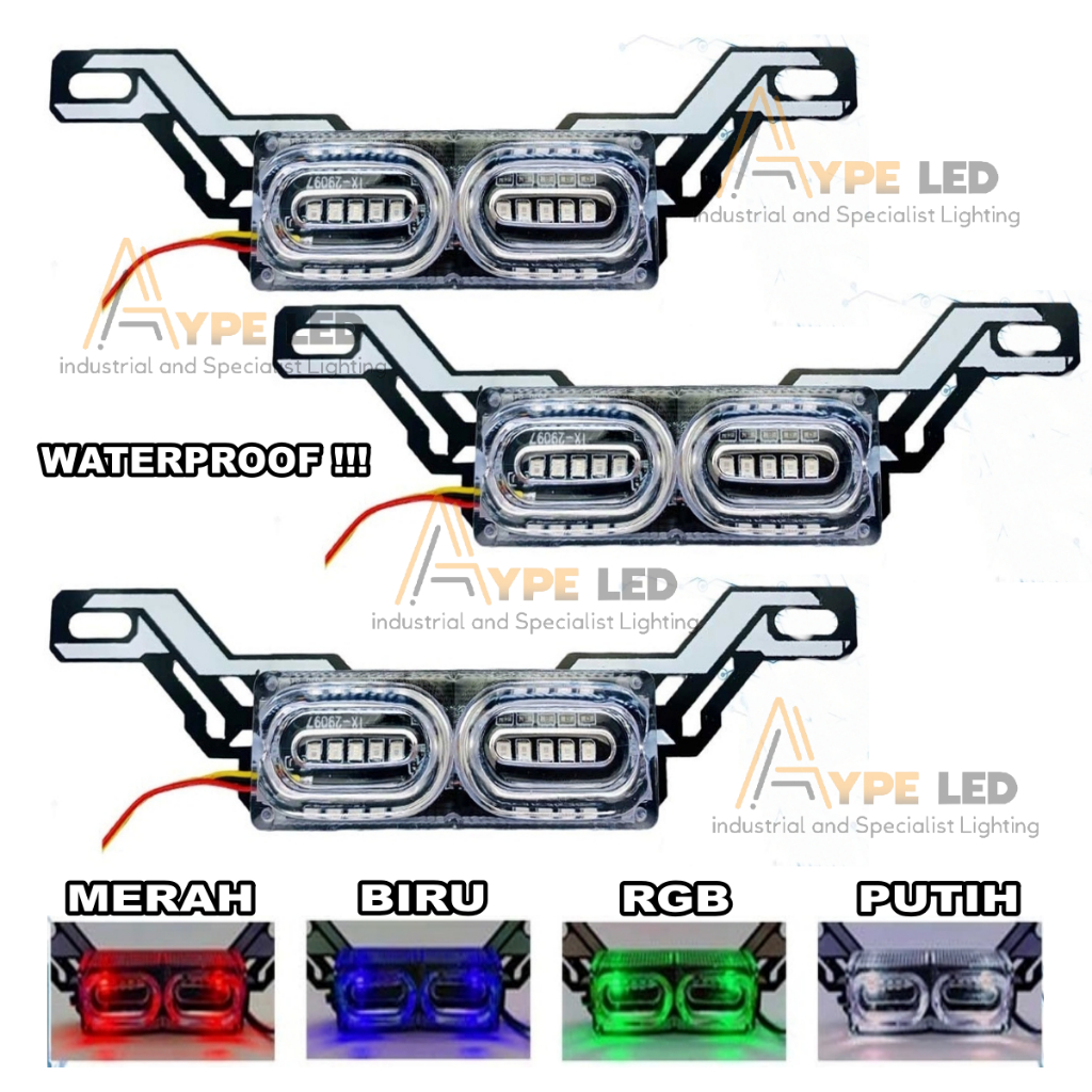 Jual ORIGINAL LAMPU LED BRECKET PLAT NOMOR VARIASI LAMPU PLAT BELAKANG ...