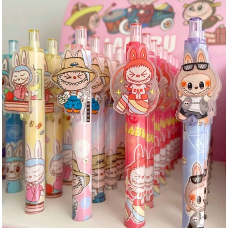 Jual Pulpen Cetek Labubu Pen Kuromi Pulpen Labubu Akrilik Aesthetic ...