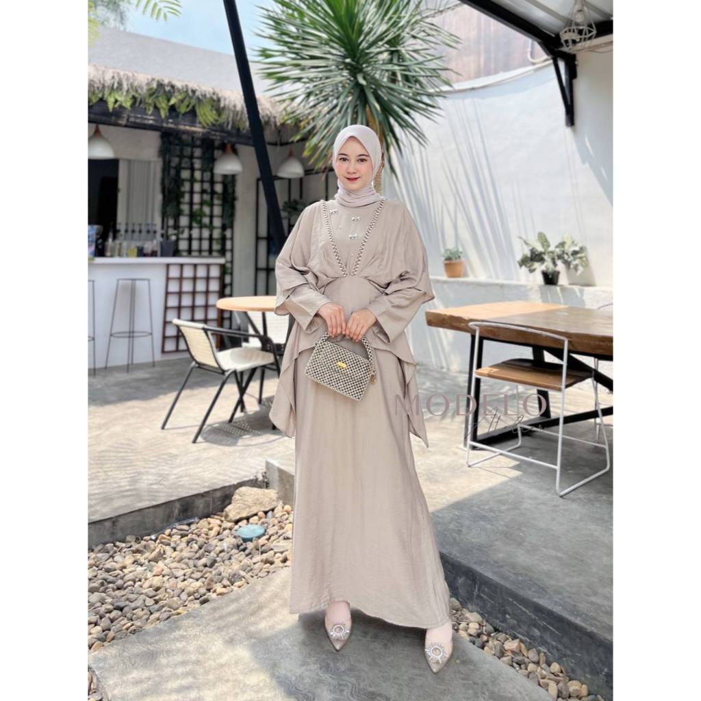 Jual Luna Set Gamis 2in1 | Gamis Set Outer / Maxy Set / Dress Payet ...