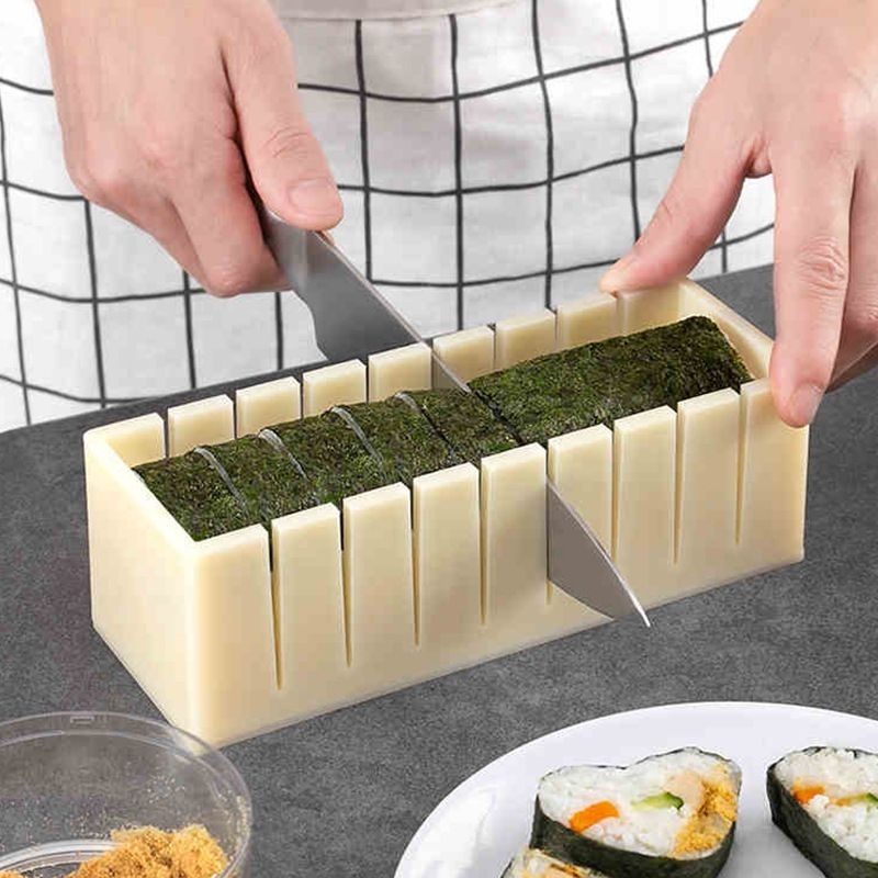 Jual RB Cetakan Sushi Gulung Roll Praktis Bulat Kimbab Plastik Alat ...