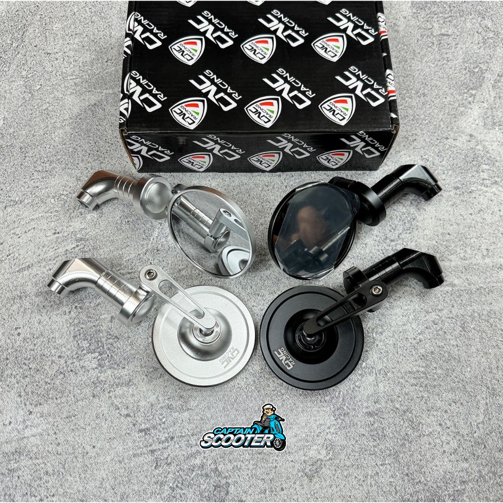 Jual Spion Bulat Model Moto Gadget CNC Racing Vespa Sprint Primavera S ...