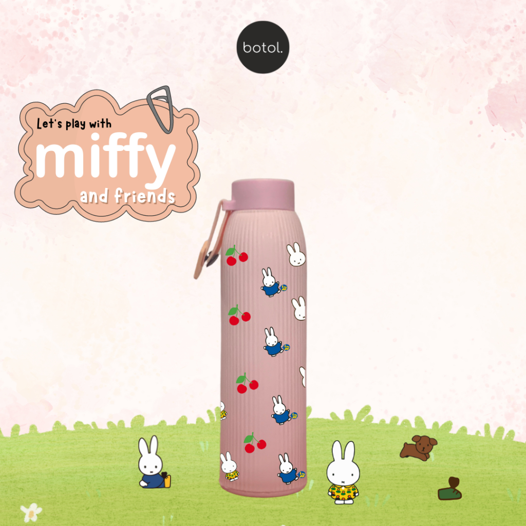 Jual TUMBLER POPPY MIFFY / VIRAL KEKINIAN / 500 ml / BOTOL MINUM / CUSTOM | Shopee Indonesia