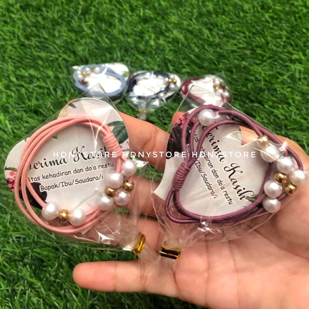 Jual Souvenir Ikat Rambut Mutiara Pearl Fashion Korea Suvenir ...