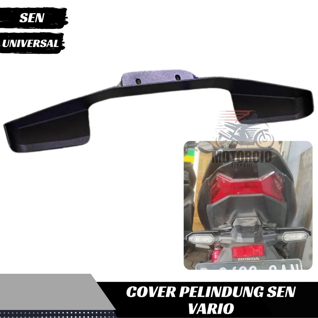 Jual Cover Pelindung Sein Vario 125-150 New Hitam Protector Penutup Sen ...
