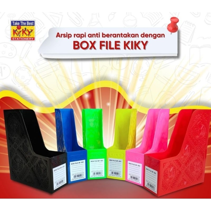Jual BOX FILE PLASTIK MEREK KIKY BF-003 (1 pcs) | Shopee Indonesia
