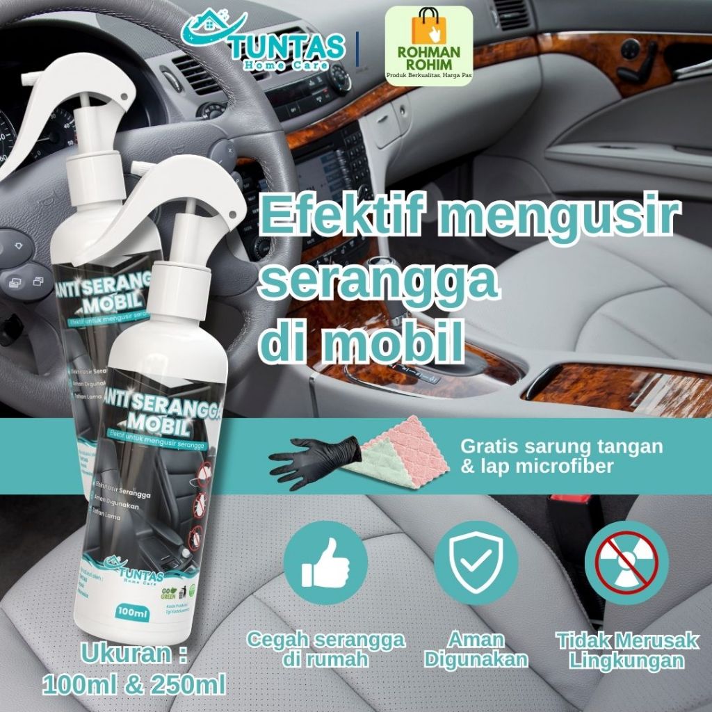 Jual TUNTAS Pembasmi Serangga Mobil Anti Semut Pengusir Kutu Kasur ...