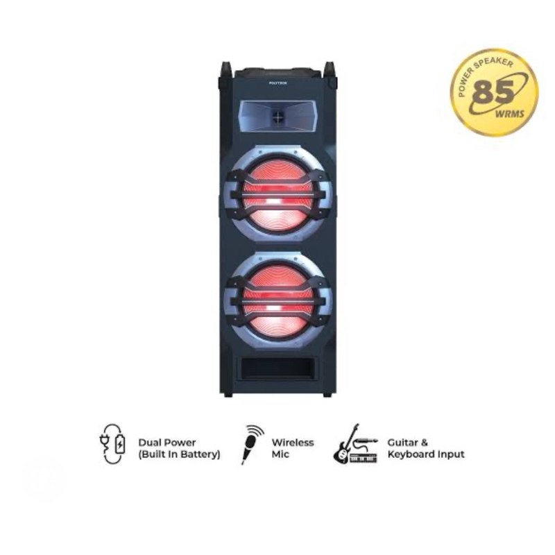 Jual Speaker Aktif Polytron Bluetooth Karaoke PTS-12KF25 ( free mic ...