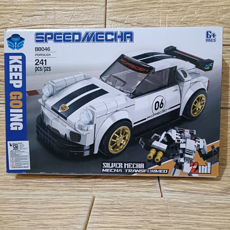 Jual brick edukatif wangao battle gear speeding sembo block famous car ...