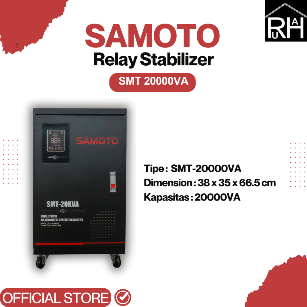 Jual INSTANT SAMEDAY - Armada Toko. Stabilizer SAMOTO SMT20KVA 20KVA ...