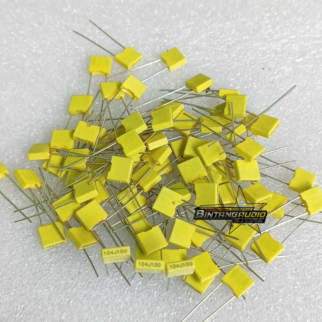 Jual MKM Kapasitor 100N 104 100v Capasitor MKM merah | Shopee Indonesia