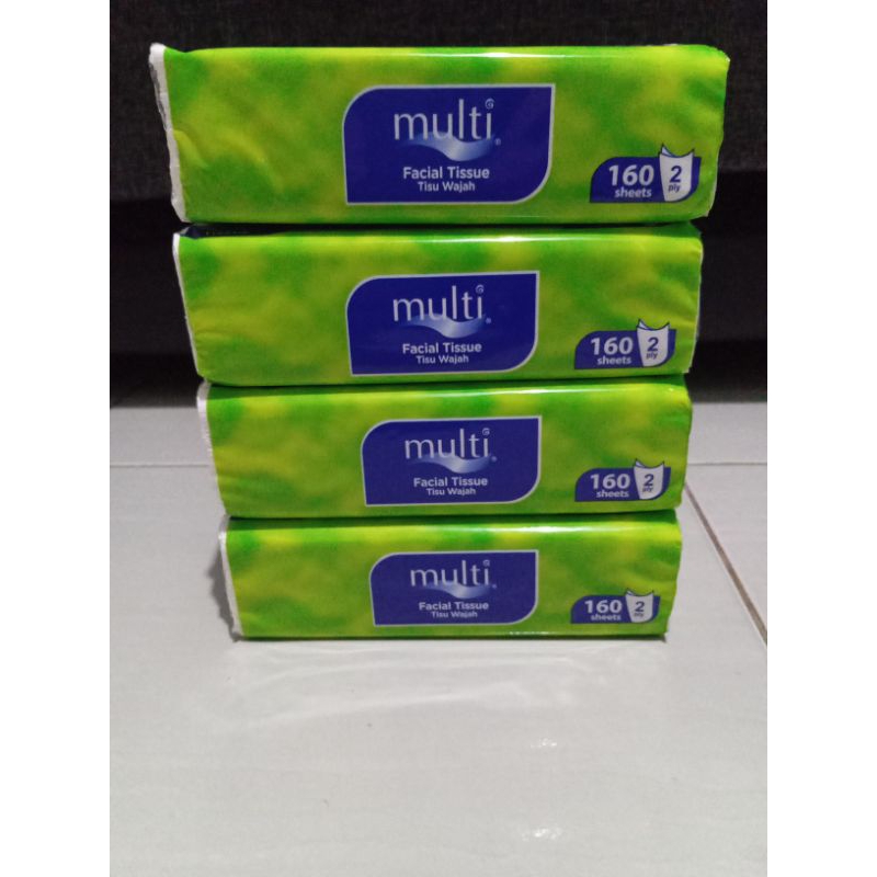 Jual tissue multi 160 sheet 2ply tisu paket isi (4pcs) | Shopee Indonesia