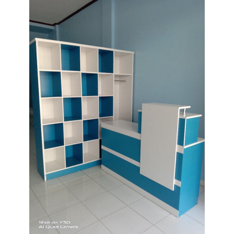 Jual 1 paket usaha rak laundry dan meja kasir | Shopee Indonesia