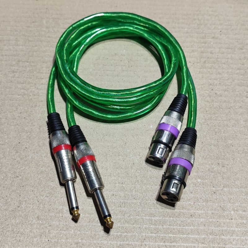 Jual Kabel Jek Toa 6,5mm Mono To Jek Canon Female Panjang 1 Meter Acc ...