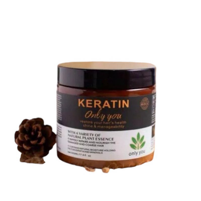 Jual ONLY YOU Masker Keratin Masker Rambut Rontok 500ml Formula USA ...
