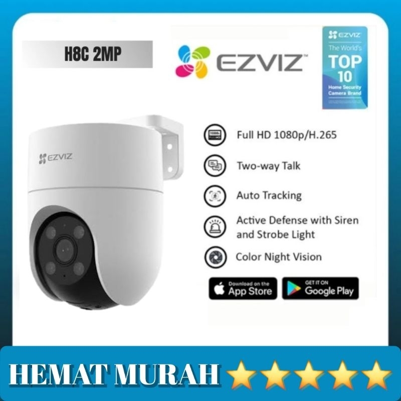 Jual Ip Camera CCTV Ezviz H8C 2MP Smart Home Outdoor | Shopee Indonesia