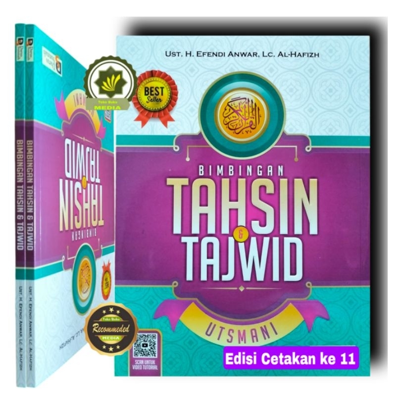 Jual Buku BIMBINGAN TAHSIN dan TAJWID UTSMANI Bimbingan Tajwid Praktis Pelajaran Tajwit ...