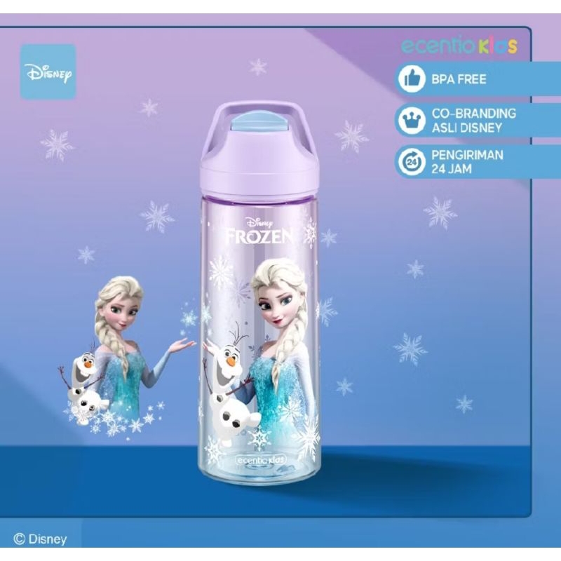 Jual Ecentio Botol Air Minum Varian Elsa Original (500 ml). | Shopee ...