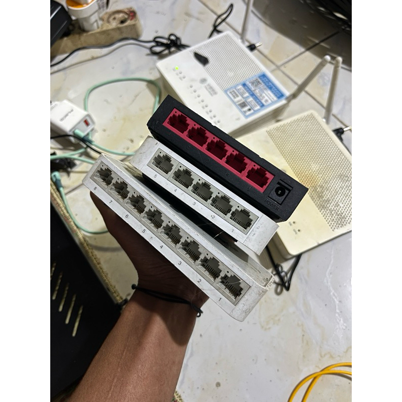 Jual SWITCH HUB 5 PORT 8 PORT | Shopee Indonesia