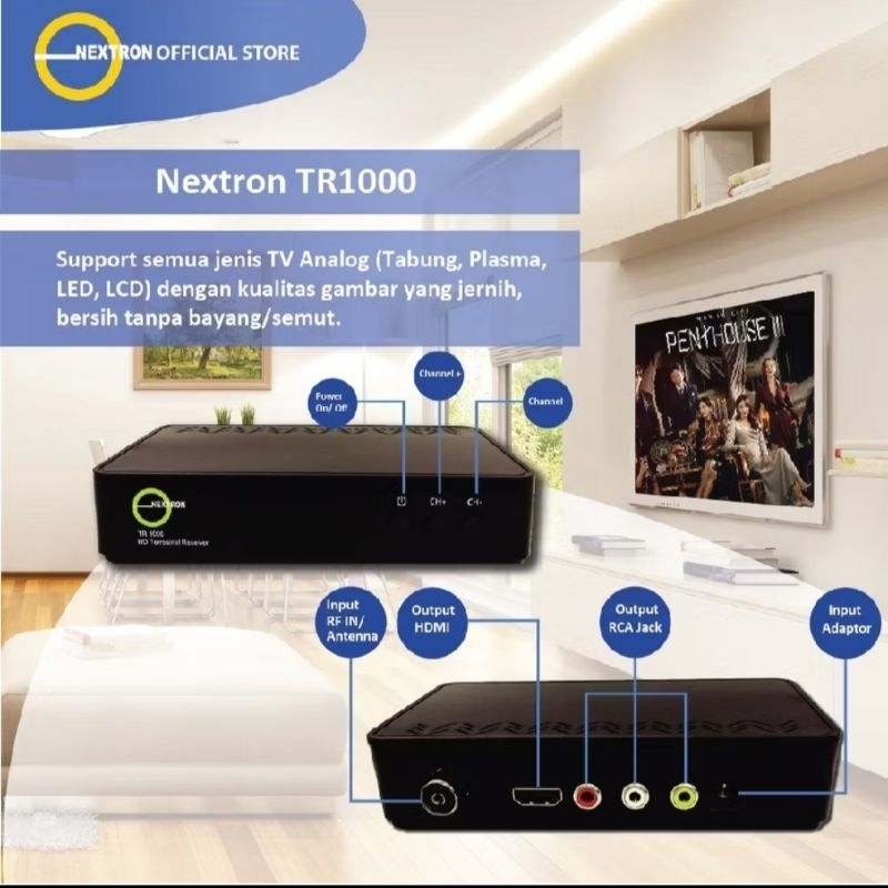 Jual set top box nextron stb nextron tv digital DVBT2 original | Shopee ...