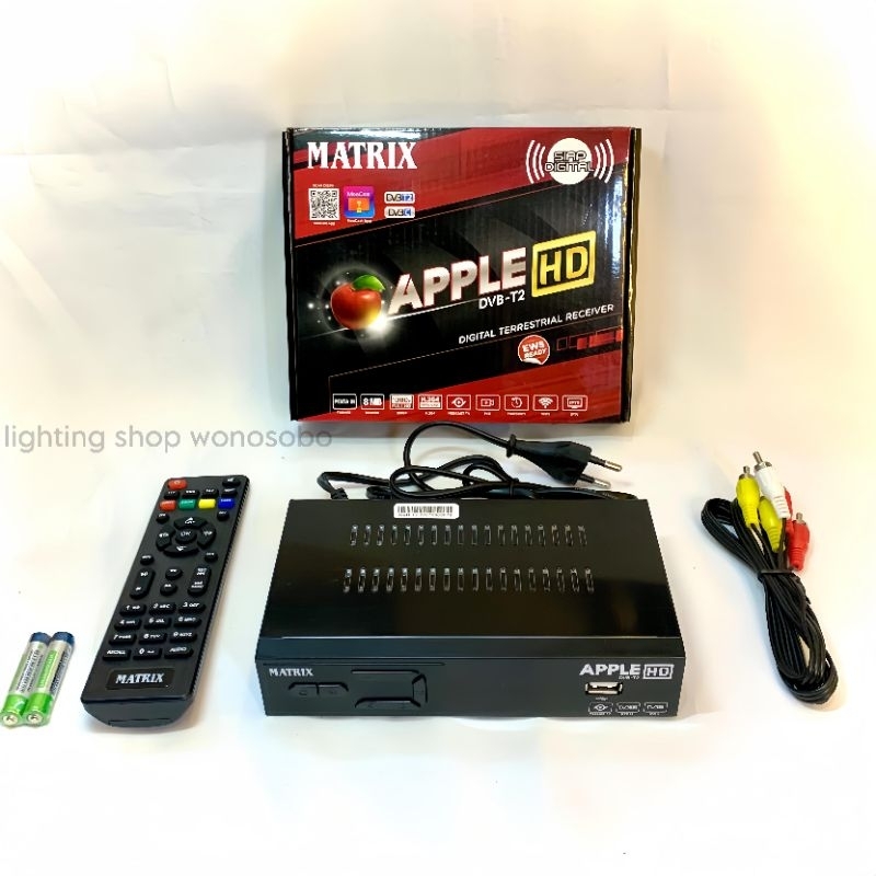 Jual [cuci gudang] SET TOP BOX TV DIGITAL MATRIX DVB T2 APPLE HD ...