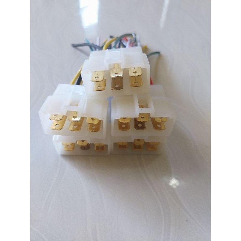 Jual socket sambung pin 6 besar/soket sambung 6 pin cewek/cowok ...