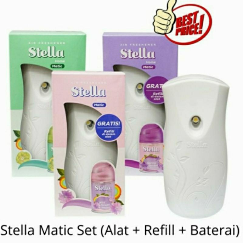 Jual #MAU# Stella Alat Pengharum Ruangan Automatic Pewangi Matic ...