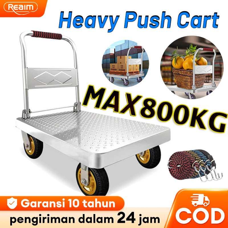 Jual Troli Barang Lipat Hand Truck Model Besi 800 Kg Besi Ringan Lipat ...
