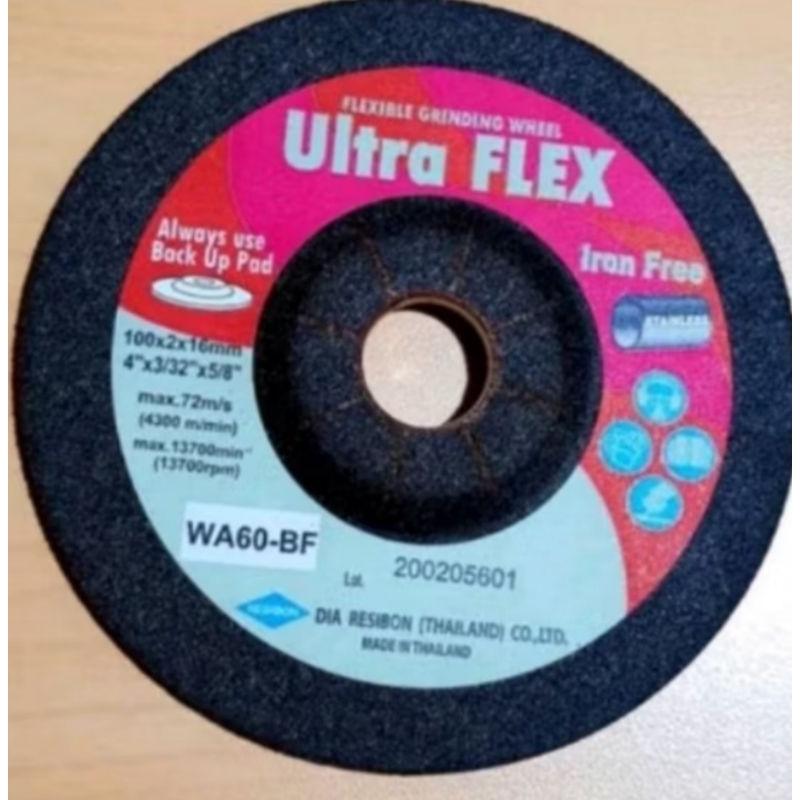Jual batu gerinda ultraflex WA60-BF 4" untuk stainless dan besi ...