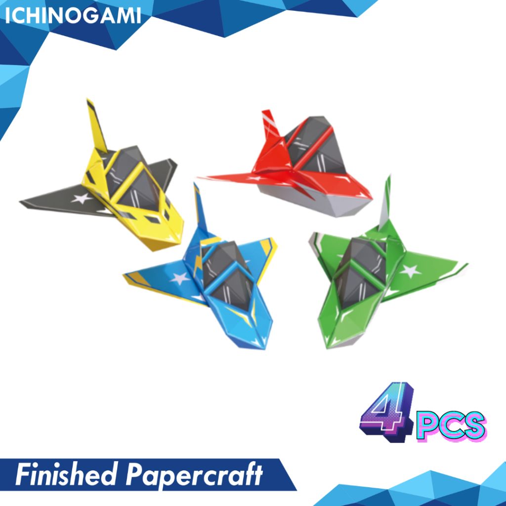 Jual Papercraft (DIY) Jet Fighter, Isi 4 pcs Press Out (terpotong ...