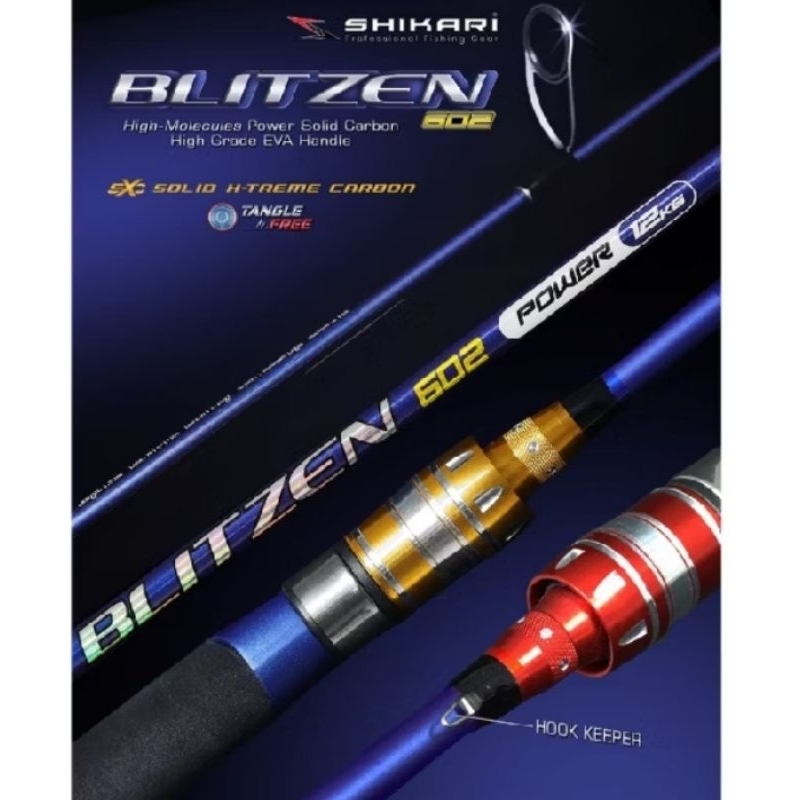 Jual joran pancing BLITZEN 602 Shinkari Japan stile | Shopee Indonesia