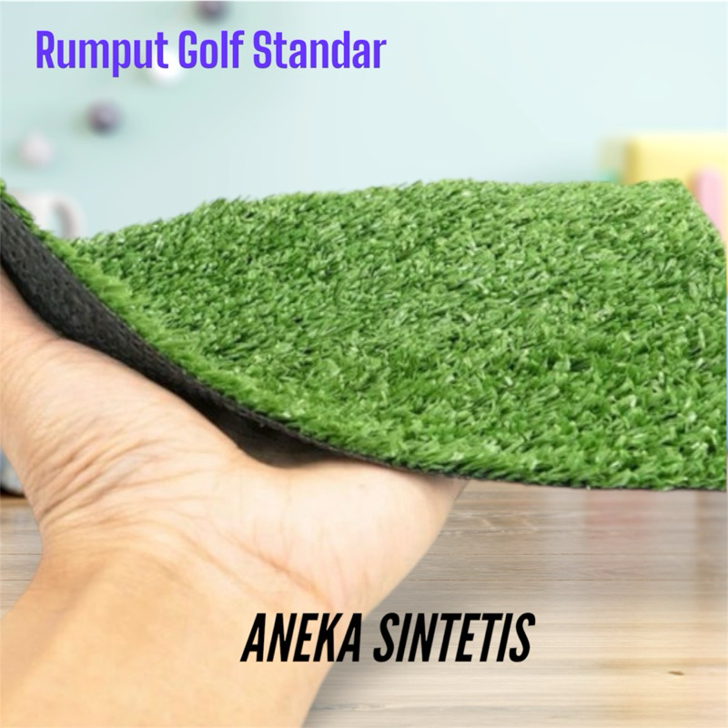 Jual Rumput Golf standar / rumput golf dekorasi ukuran 25 x 25 cm ...