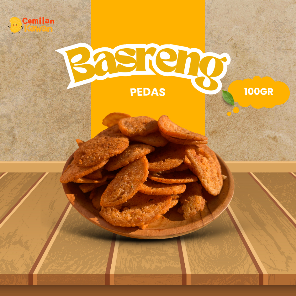 Jual Cemilan Kawan - Basreng Baso Goreng 100 gram Daun Jeruk Snack ...