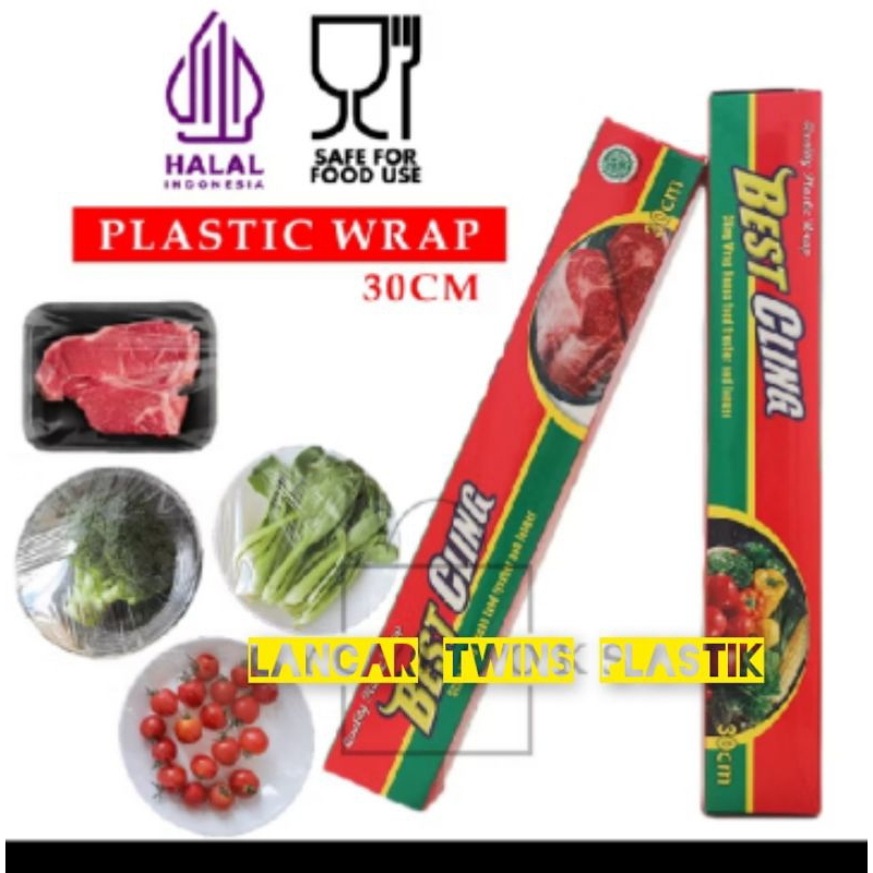 Jual Plastik Wrapping/Plastik bungkus Buah, sayur, daging, Uk 30cmx30m ...
