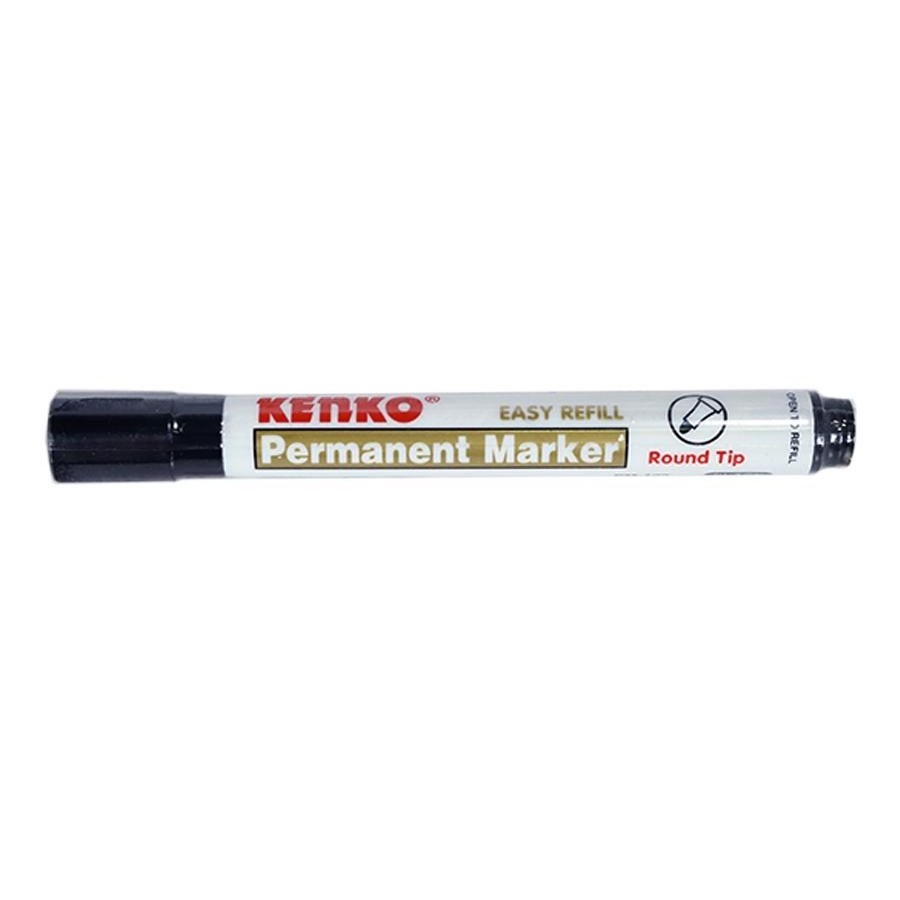 Jual Kenko Spidol Permanent Marker PM-100 HITAM Original (1 PCS ...