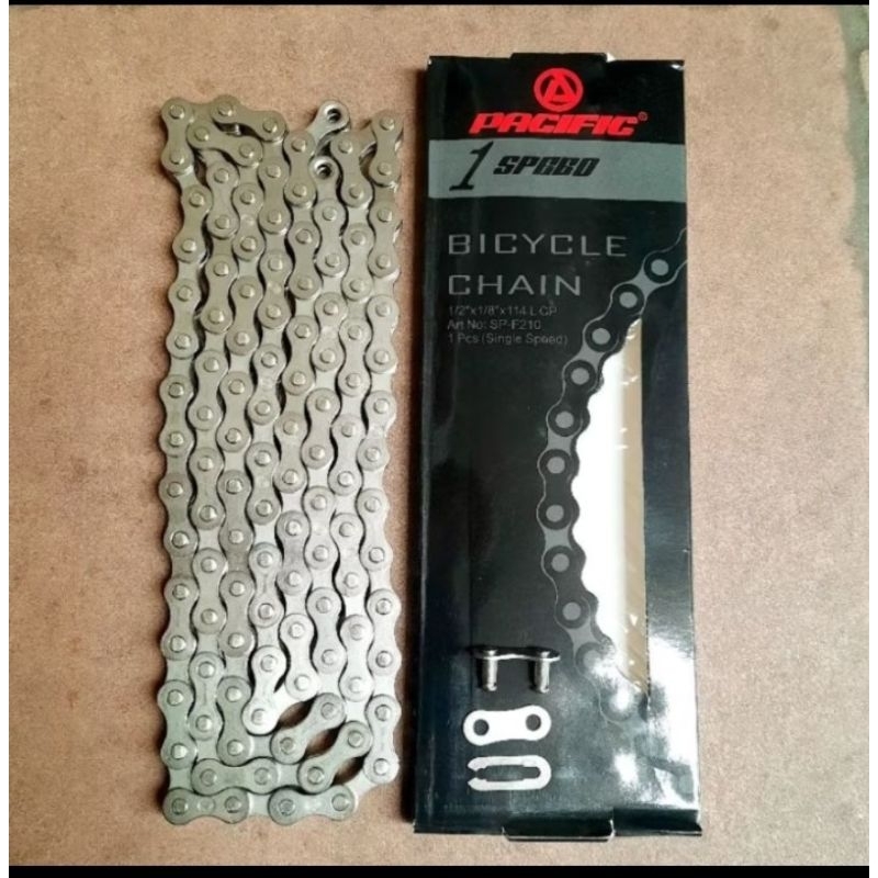 Jual Rantai Sepeda BMX Mini dll 1 Speed Pacific Chrome / Silver CP ...