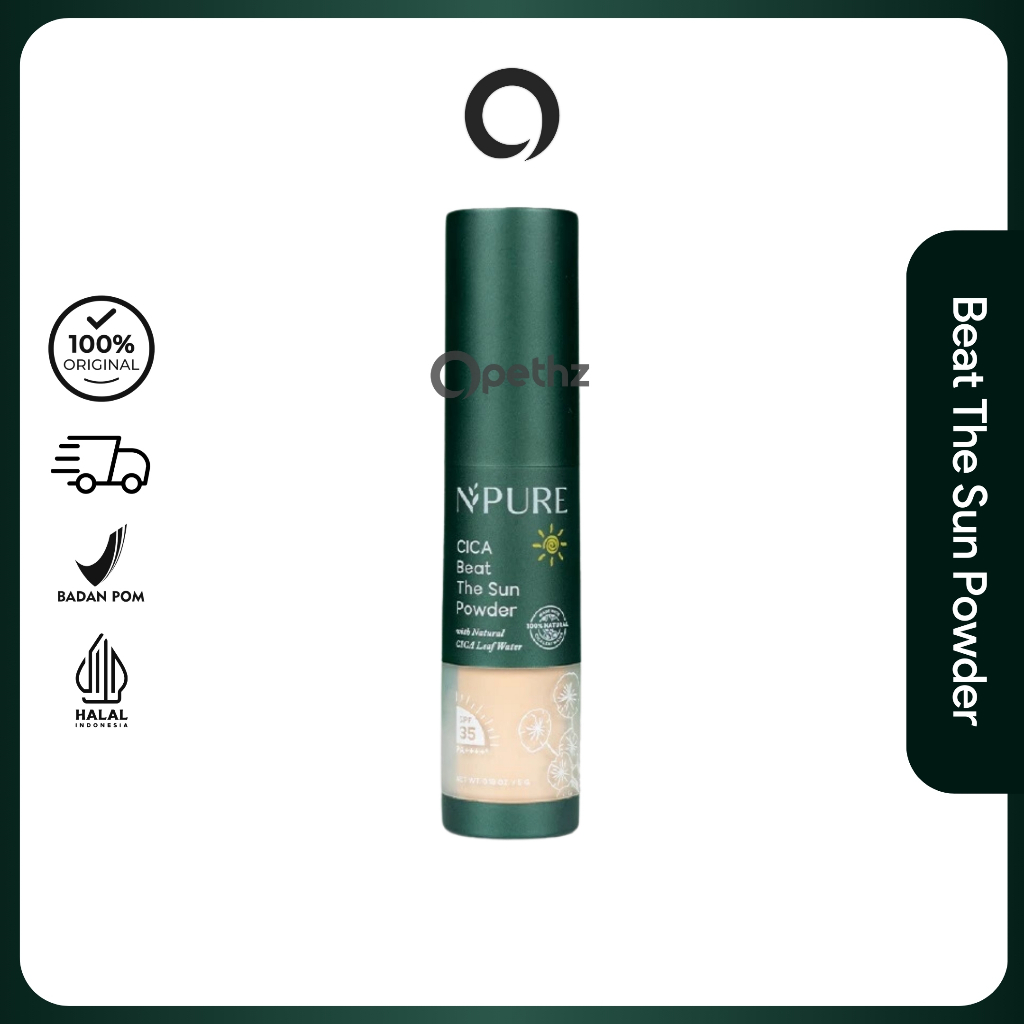 Jual NPURE Sunscreen Cica Beat The Sun Powder SPF 35 PA++++ | Shopee ...