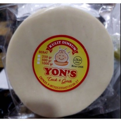 Jual KULIT DIMSUM UKURAN 9 CM ISI 110 LEMBAR 500 GR YON'S YONS DIM SUM SIOMAY PANGSIT BEKU ...