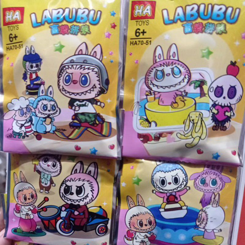 Jual Mainan Block Labubu Susun Mainan Edukasi Labubu The Monster ...