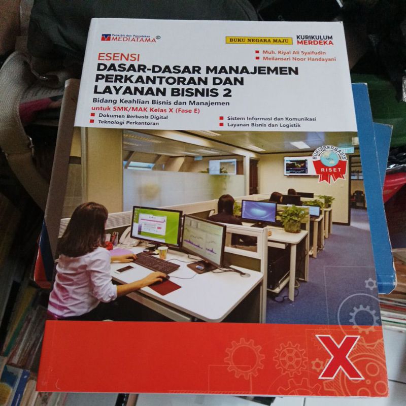 Jual buku Mediatama dasar manajemen perkantoran dan layanan bisnis 2 kurikulum merdeka kelas 10 ...