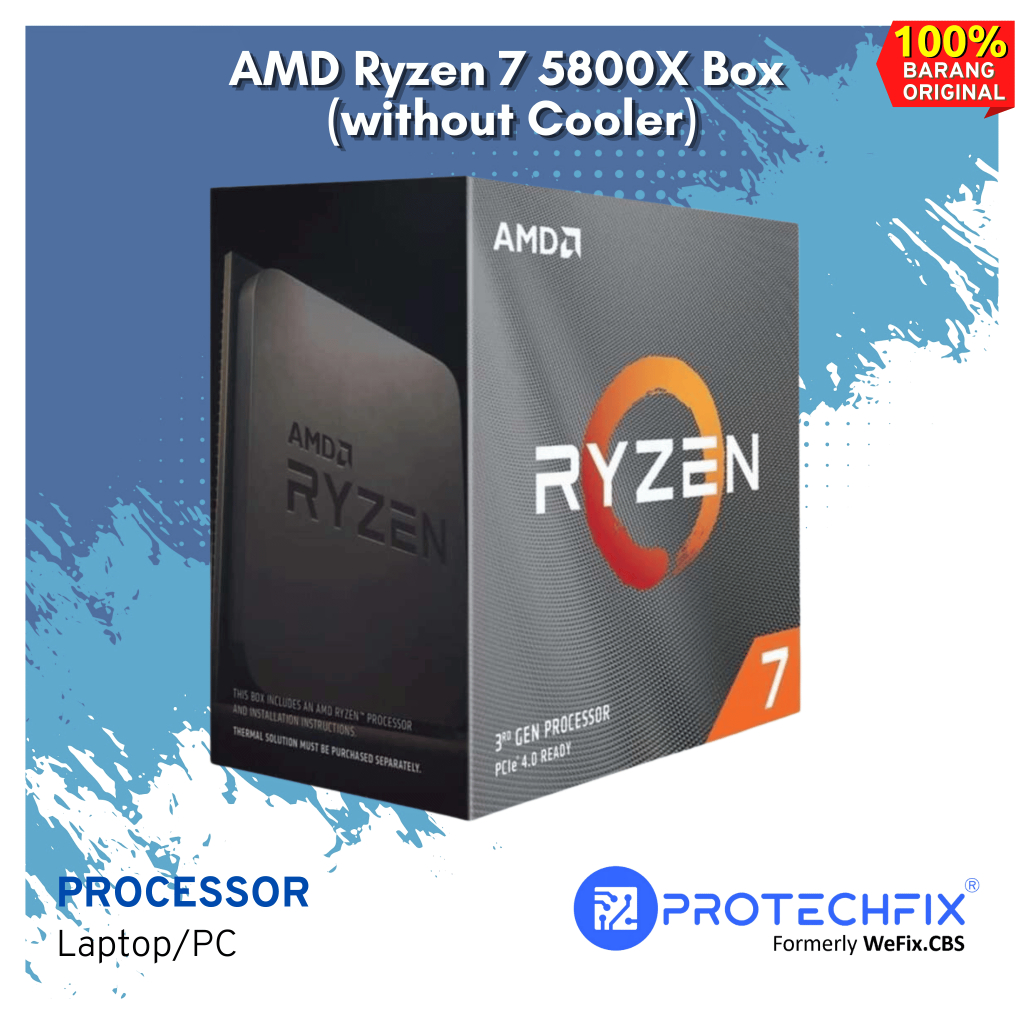 Jual Processor AMD Ryzen 7 5800X Box (without Cooler) | Shopee Indonesia