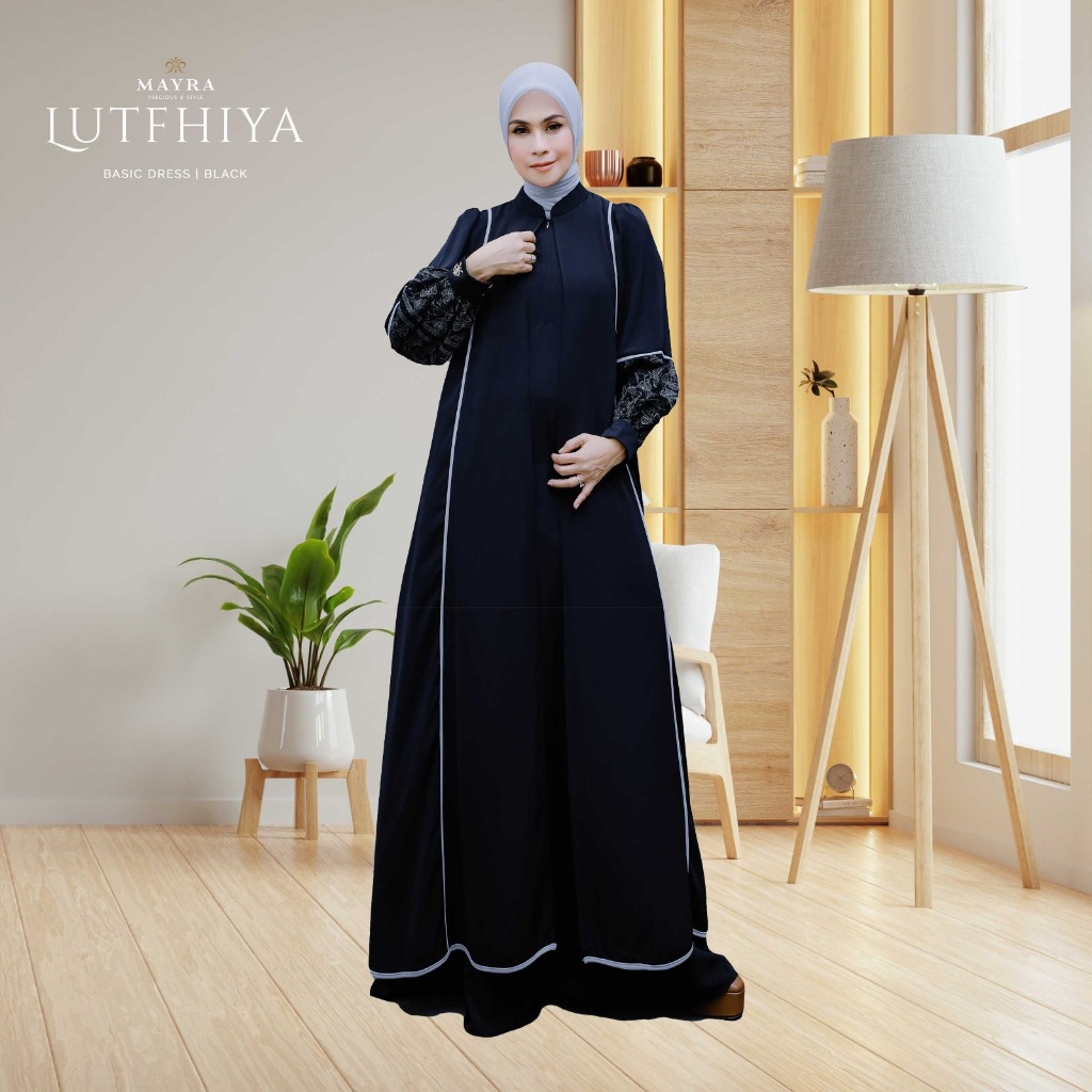Jual Mayra Indonesia Basic Dress Lutfhiya | Shopee Indonesia