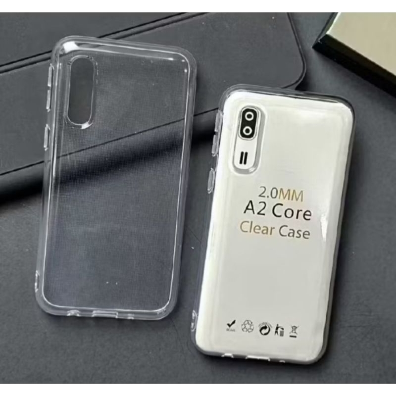Jual Softcase Silikon Clear Case Transparan Samsung A2 Core | Shopee ...