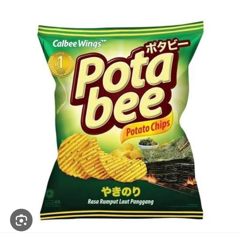 Jual POTABEE Potato Chips 15gram / Snack Pota Bee Keripik Kentang ...