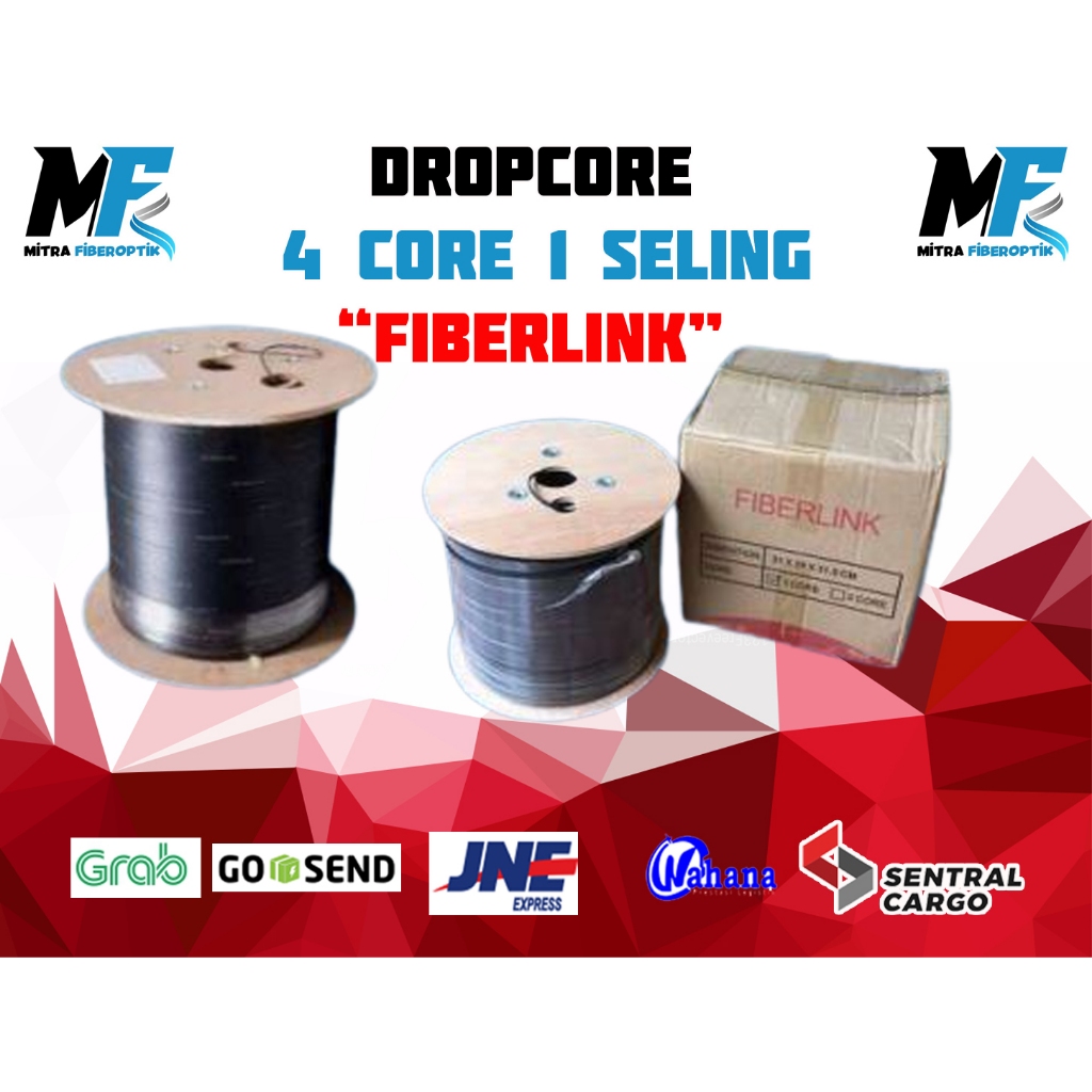 Jual DROP CORE 4 CORE 3 SELING FIBERLINK 1000m | Shopee Indonesia