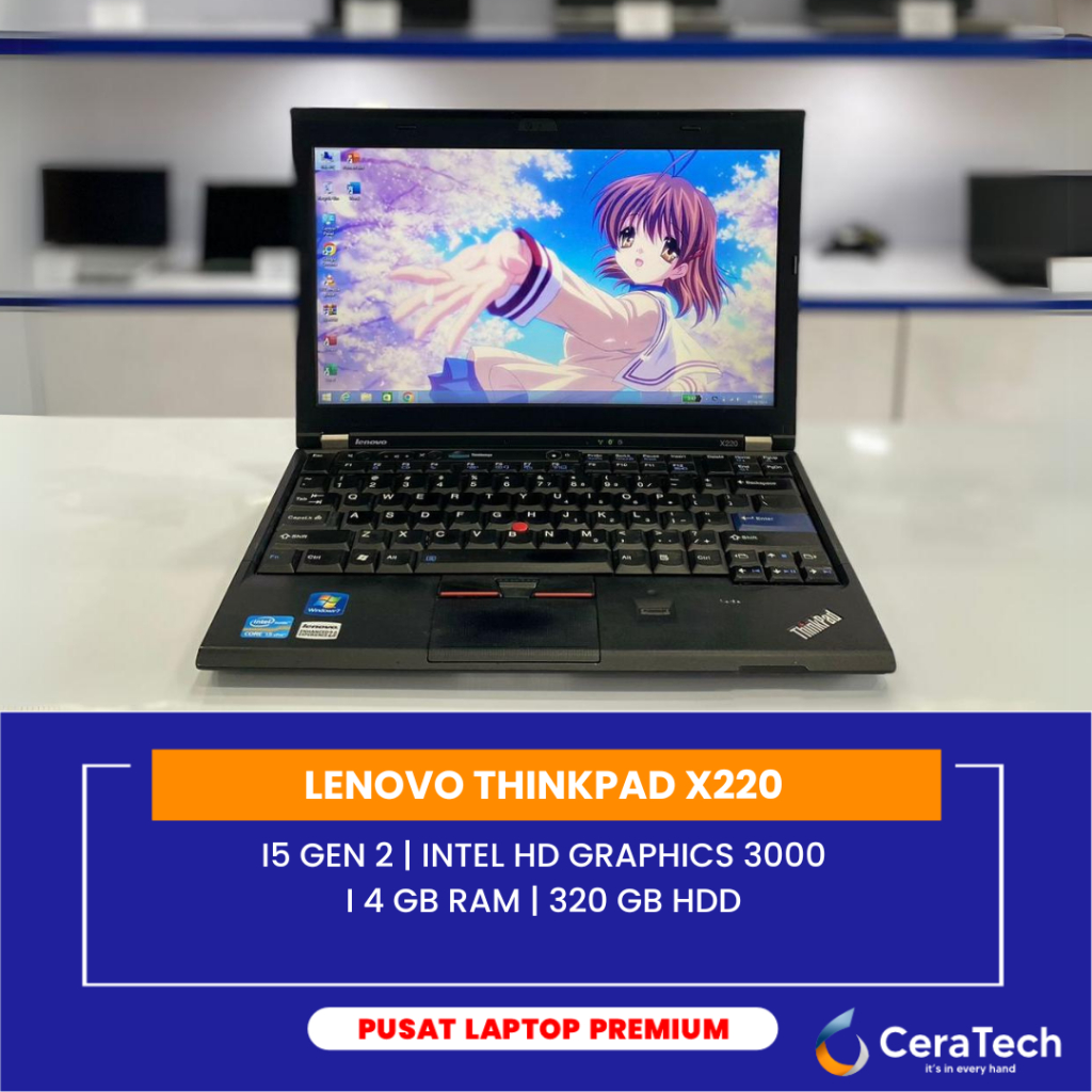 Jual LENOVO THINKPAD X220 I5 GEN 2 RAM 4 GB HDD 320 GB | Shopee Indonesia